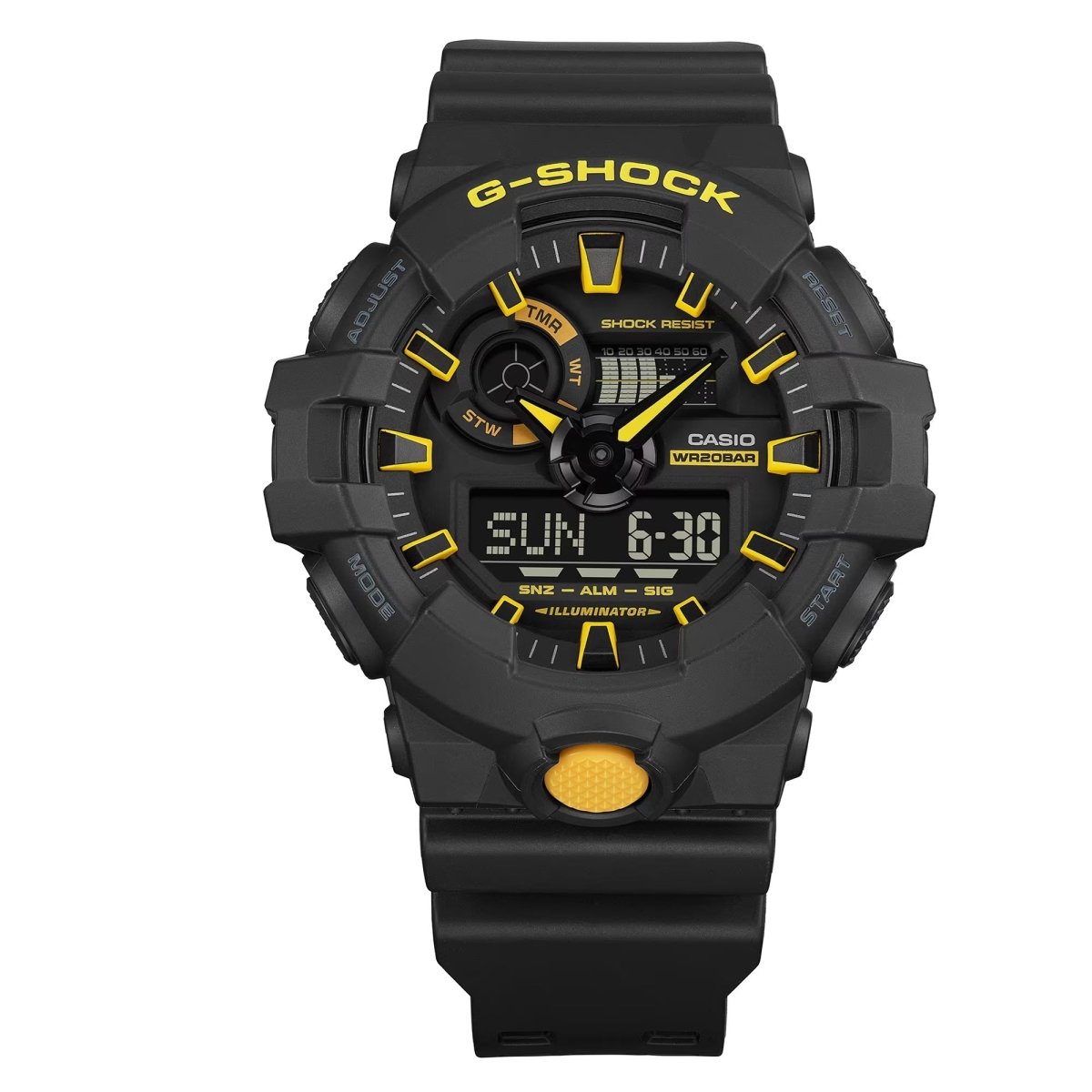 G Shock Black Yellow Analog/Digit Watch GA700CY-1A – Stonex Jewellers