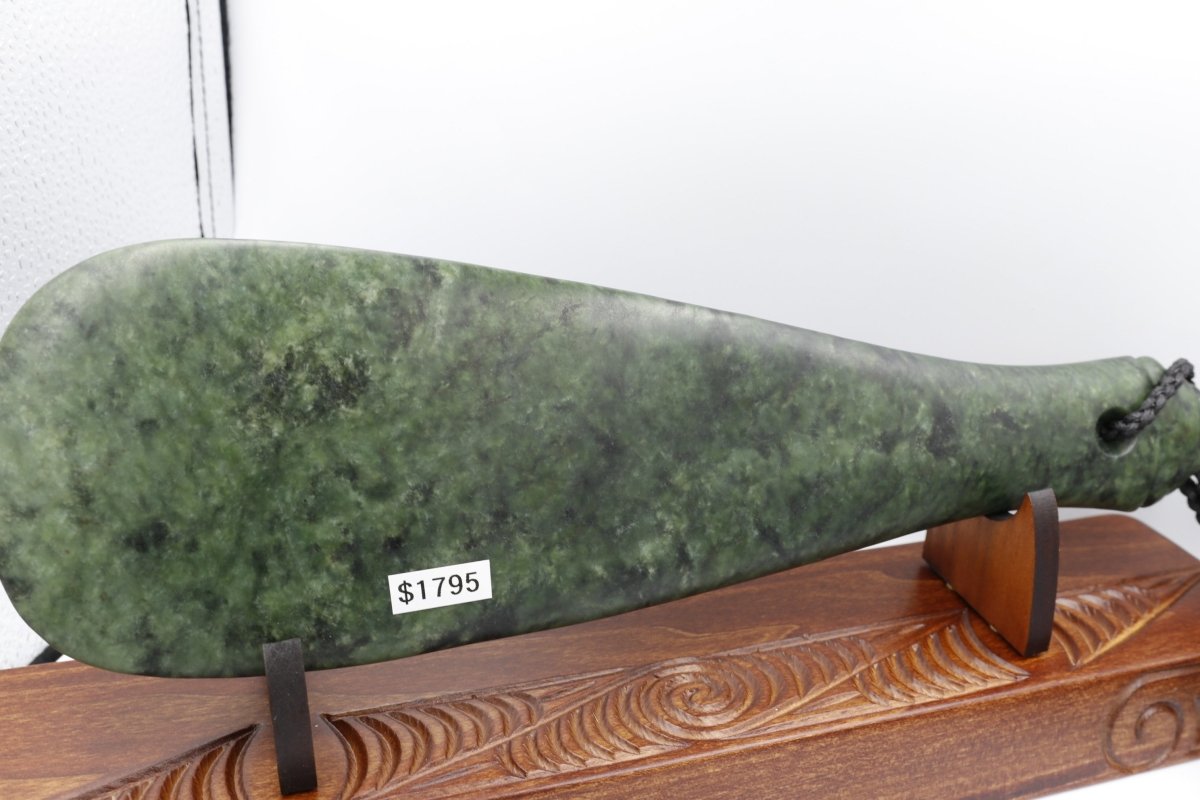 New Zealand Greenstone Mere 350 mm with Base - WGNZOMERE35 – Stonex ...