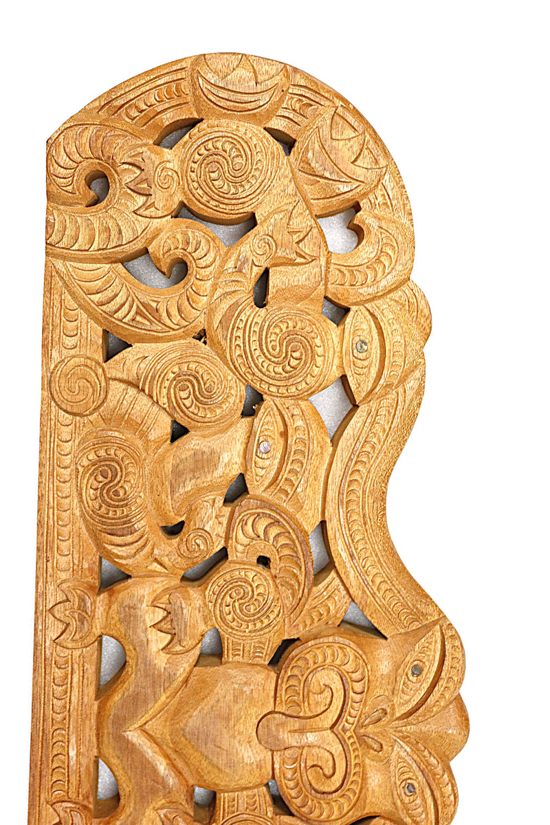 Wooden Maori Door Pare Wood Carvings – Stonex Jewellers