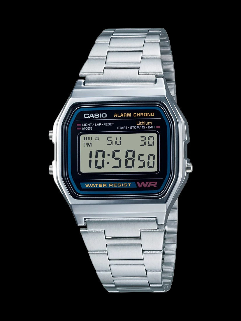 Casio Vintage Digital Series Alarm Watch - A158WA-1A – Stonex Jewellers